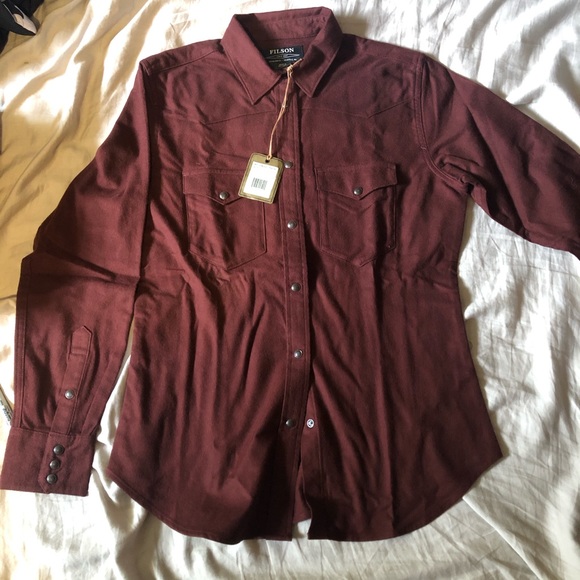 Filson | Tops | Nwt Filson Wmns Western Flannel Shirt | Poshmark